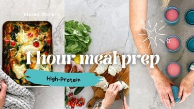 1-hour Meal Prep of High-Protein & Low-Calorie Recipes For a Busy Mum ...