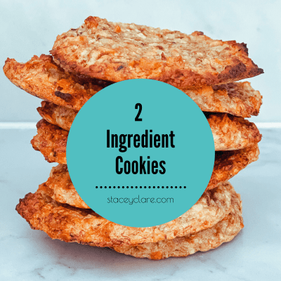 2 ingredient Cookies - Stacey Clare