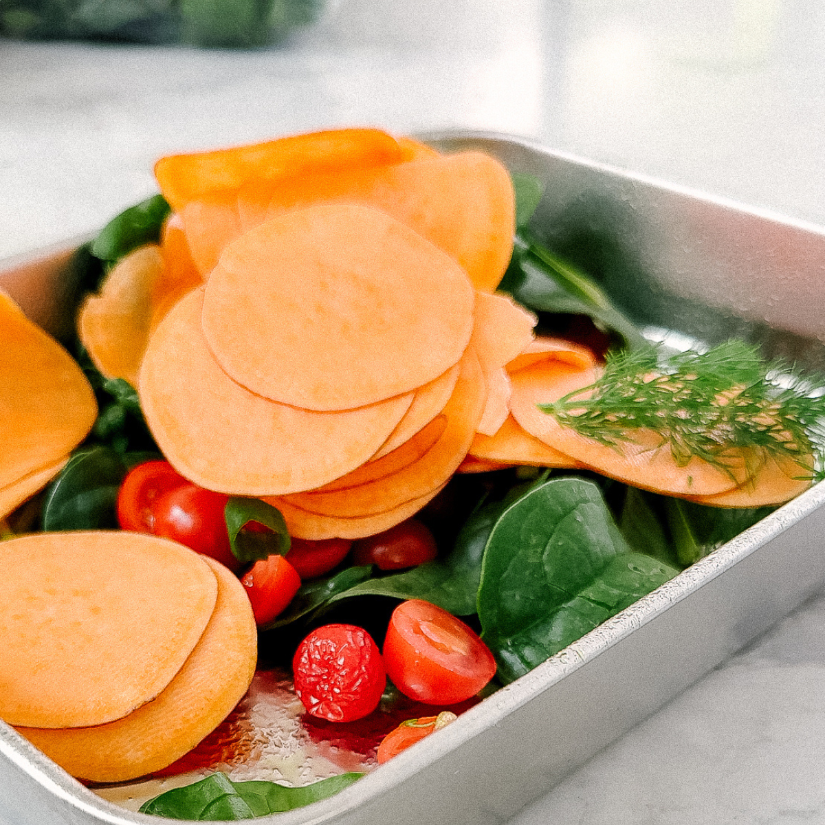 Salmon & Dill Egg White Frittata - Stacey Clare