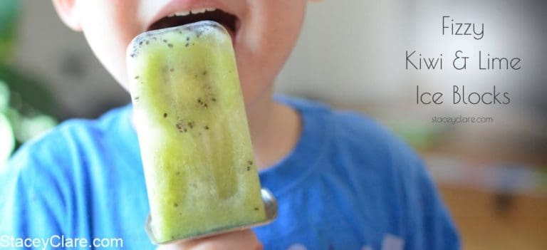 Healthy Kiwi & Lime Ice Blocks