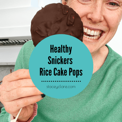 Healthy Snickers Rice Cakes - Stacey Clare