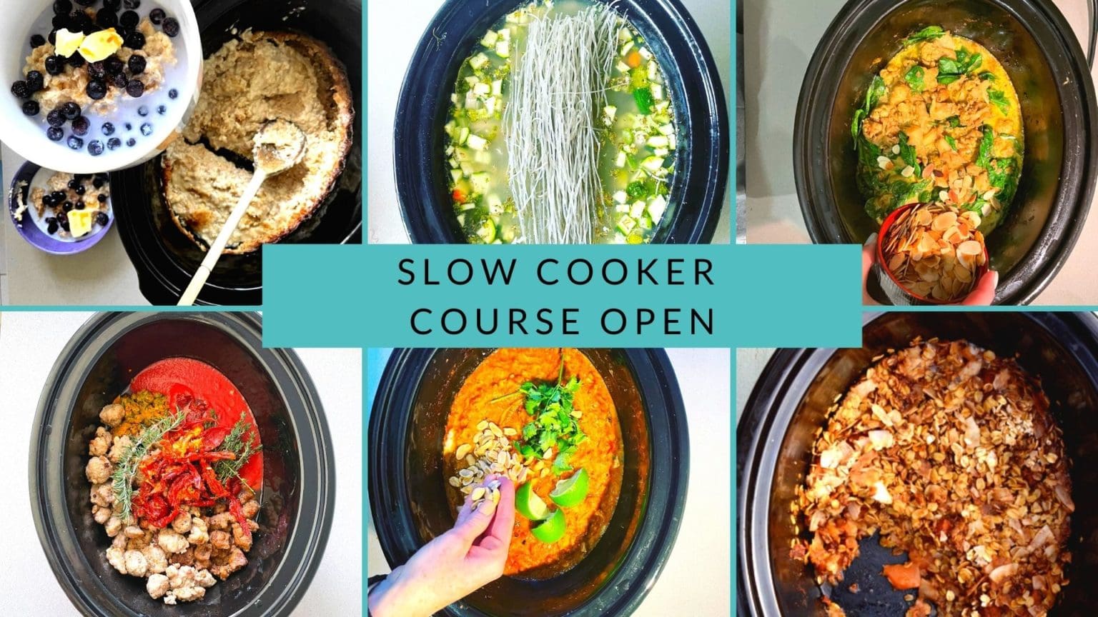 Slow Cooker Course OPEN - Stacey Clare
